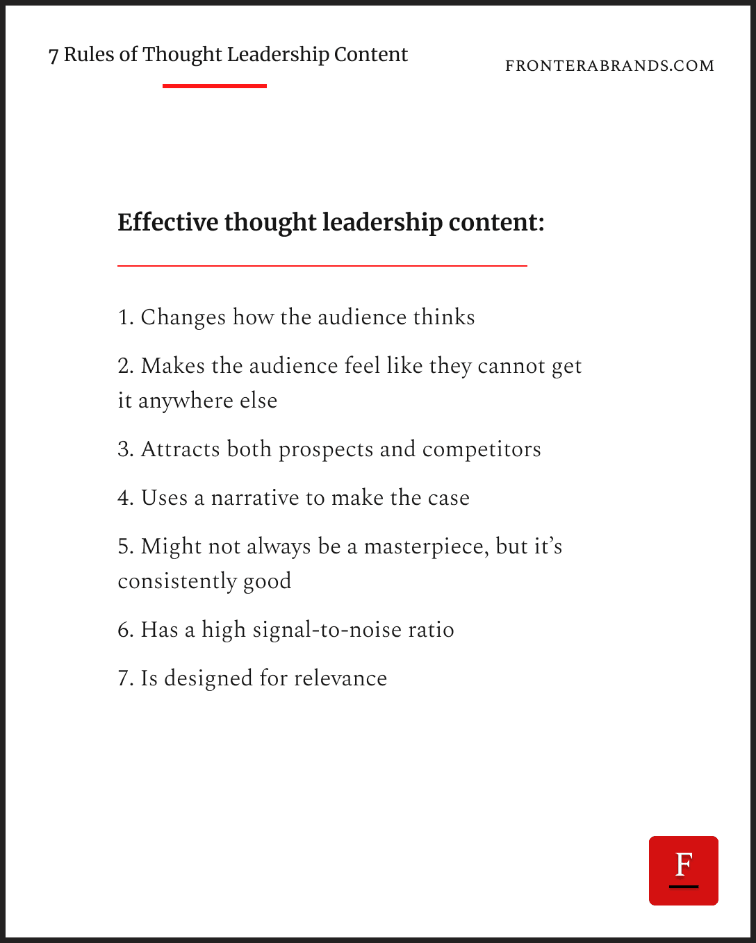 7 Rules of Thought Leadership Content That Builds Influence For ...